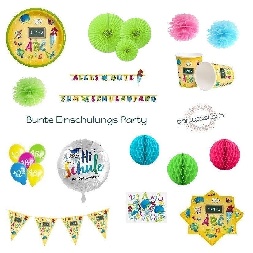 Dekoration für die Einschulung – Partytastisch